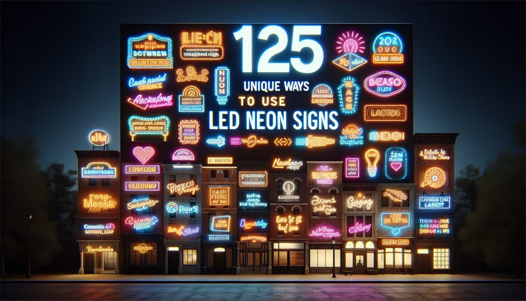 125 Unique Ways to Use LED Neon Signs - Neon By Design®